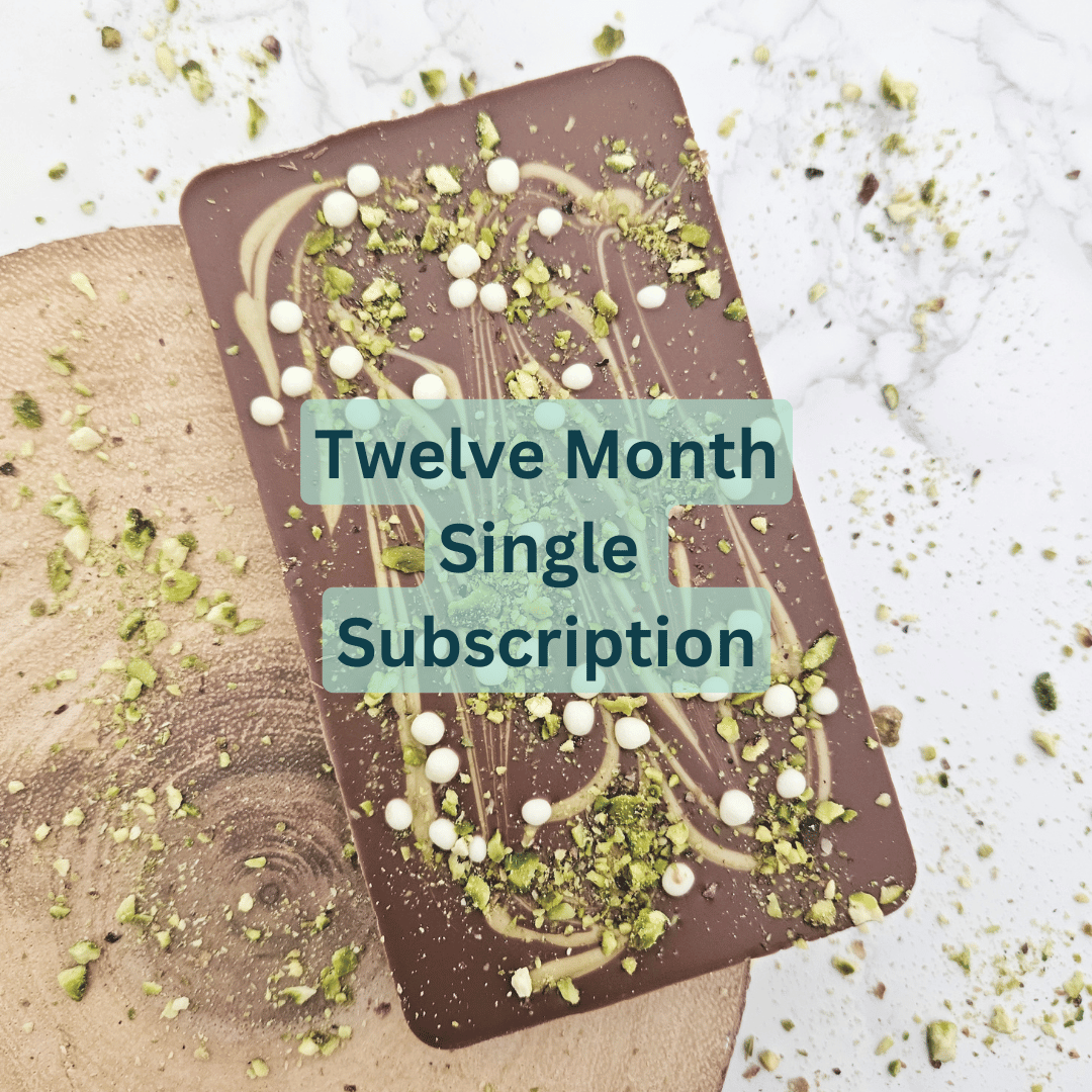 12 Month Chocolate Bar Subscription Box – THE SLABB